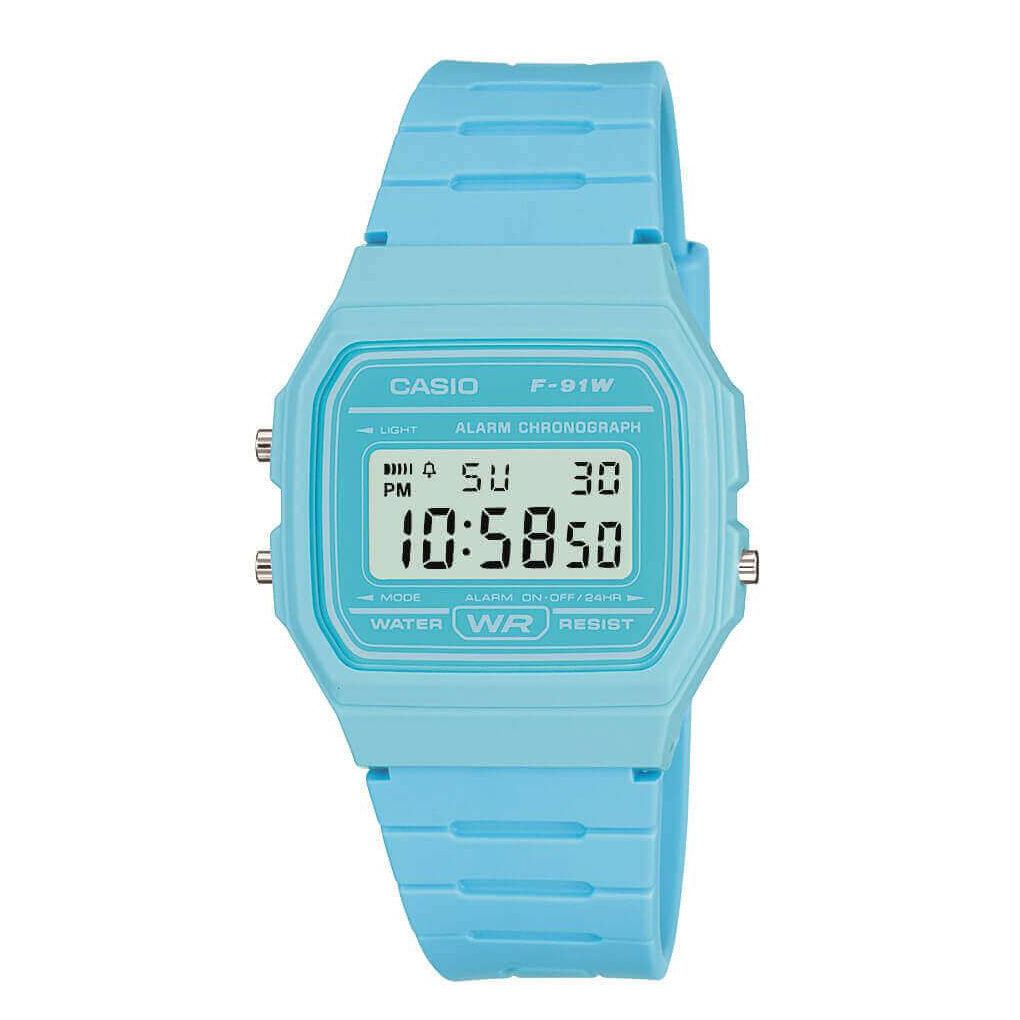 Casio F91WC/2A Classic Digital Watch – Vibrant Blue - Express1WorldUK