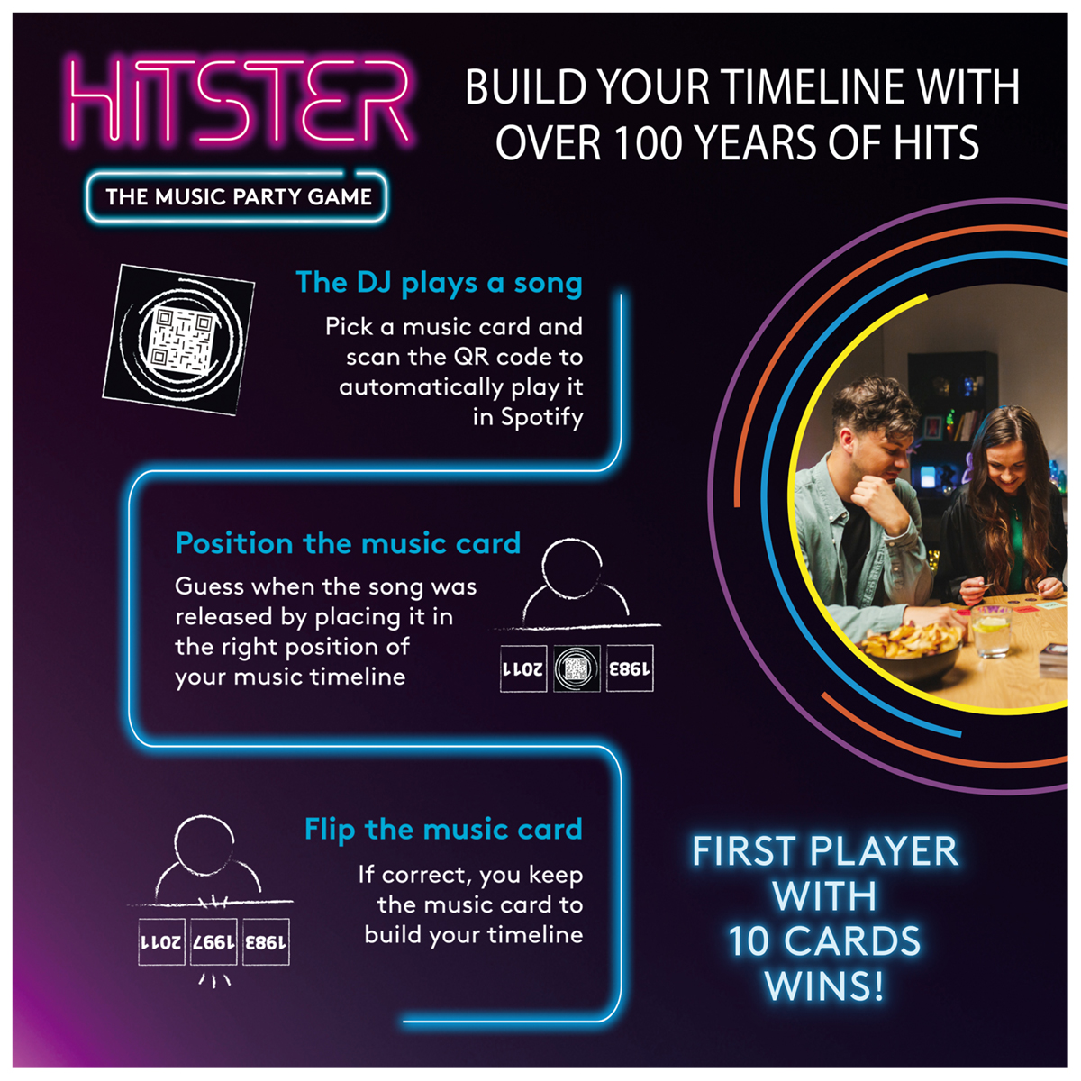 Hitster 1110100132 Music Board Game | Express1World