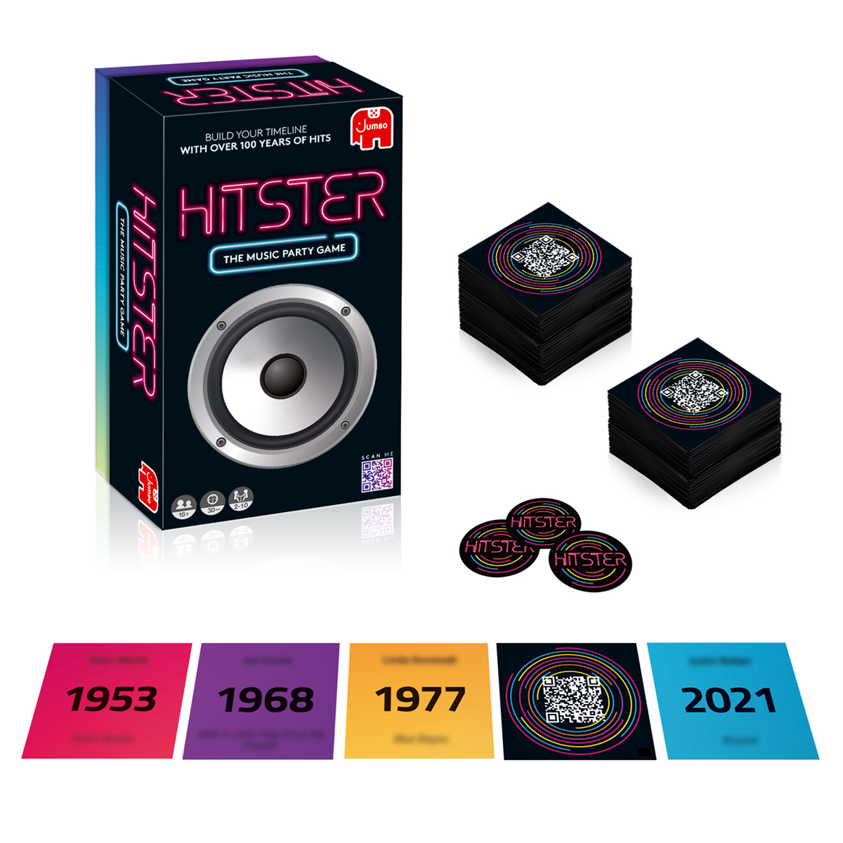 Hitster 1110100132 Music Board Game - Express1WorldUK