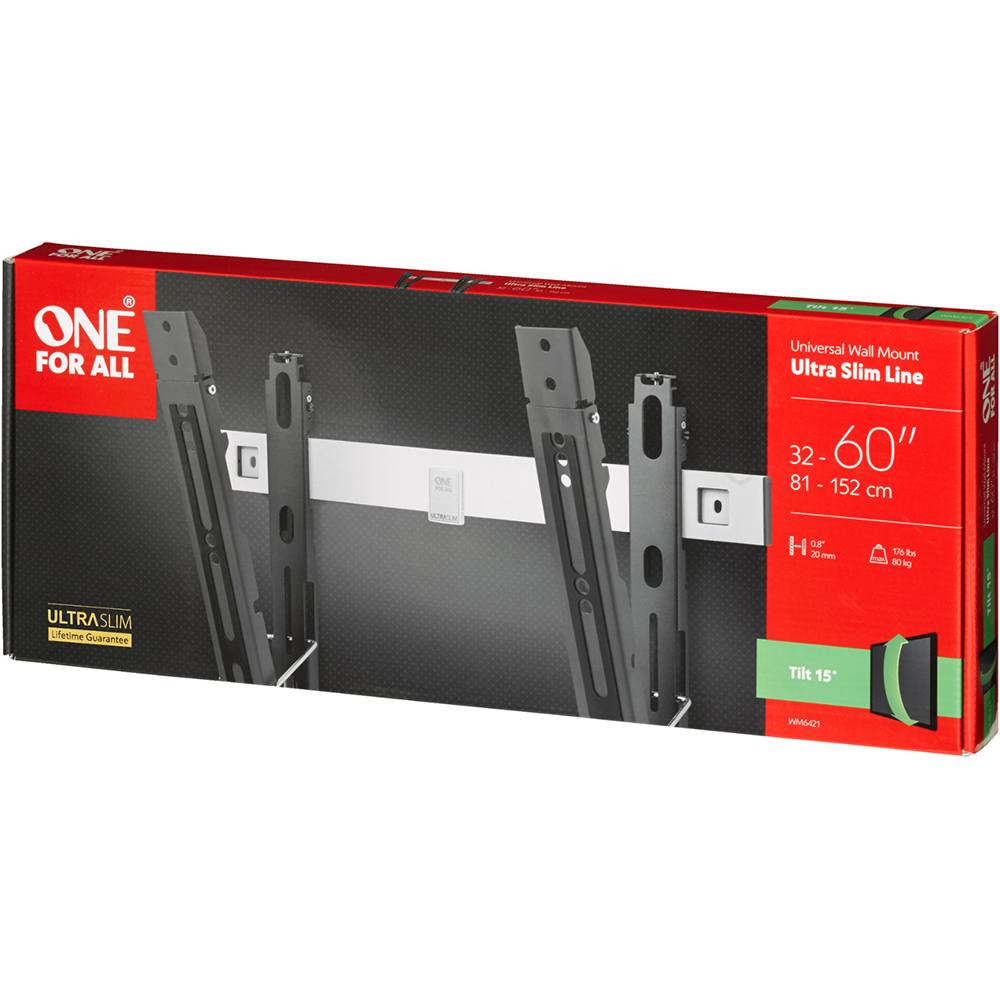 One For All WM2421 32-65 inch TV Bracket Tilt Ultra Slim Series ...