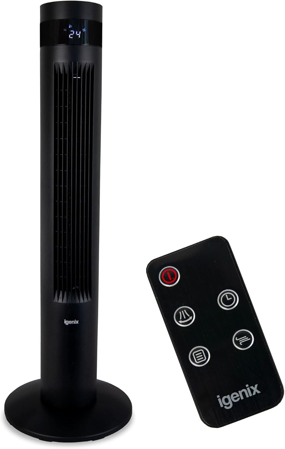 Igenix IGFD6035B 35 Inch Digital Tower Fan Black - Express1WorldUK